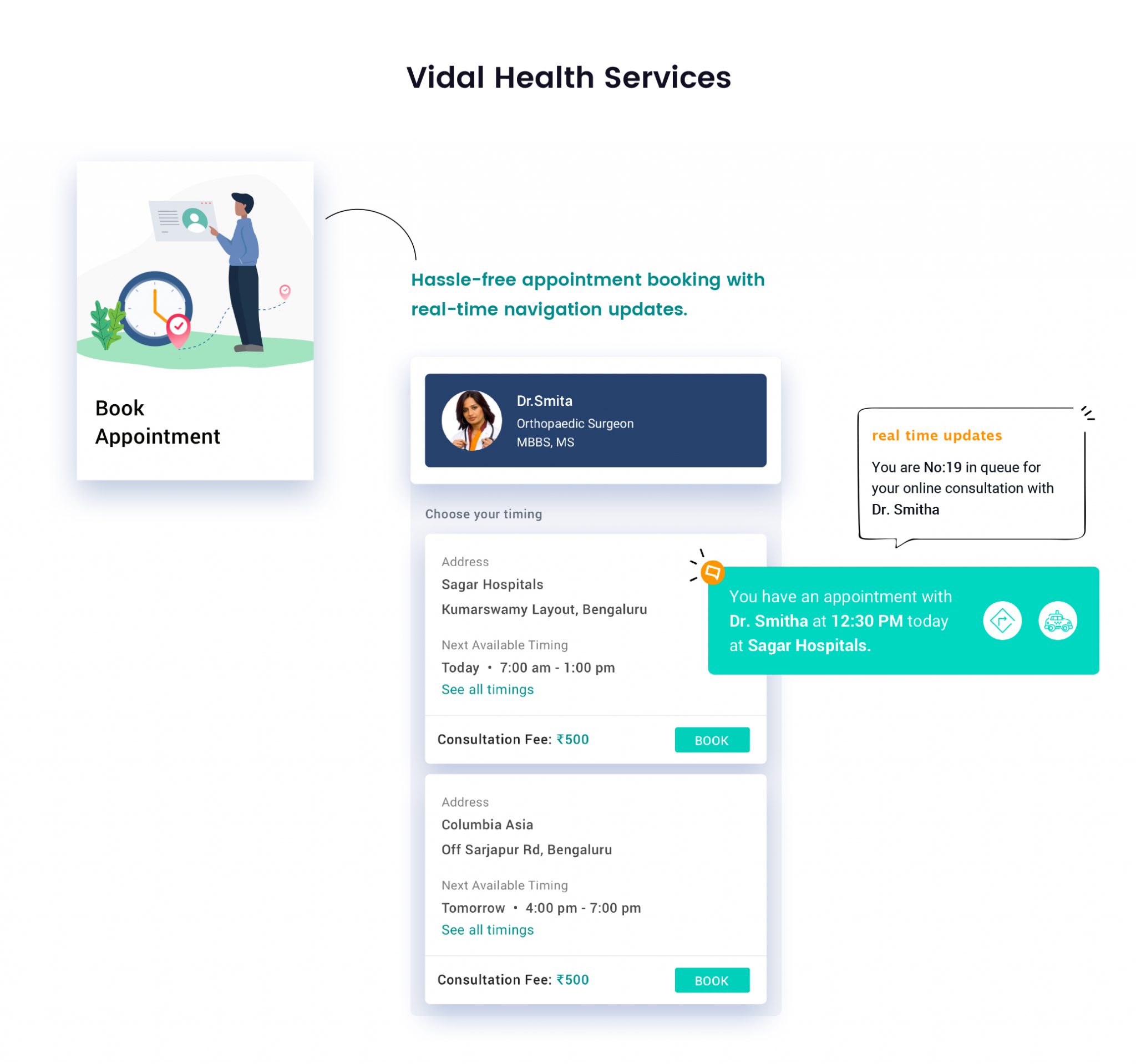 Designing an Insurance Integrated Health App for Mobile - Vidal Health