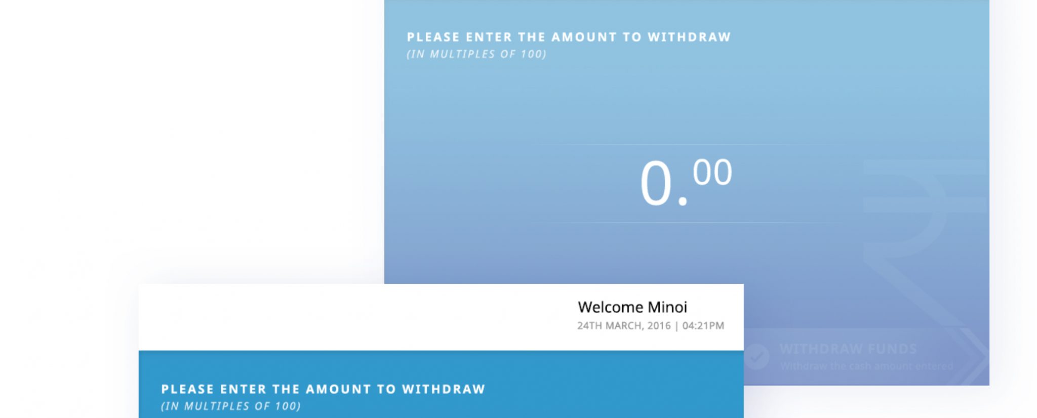 Designing a User-Centric Interface for ATM screens - A Case Study